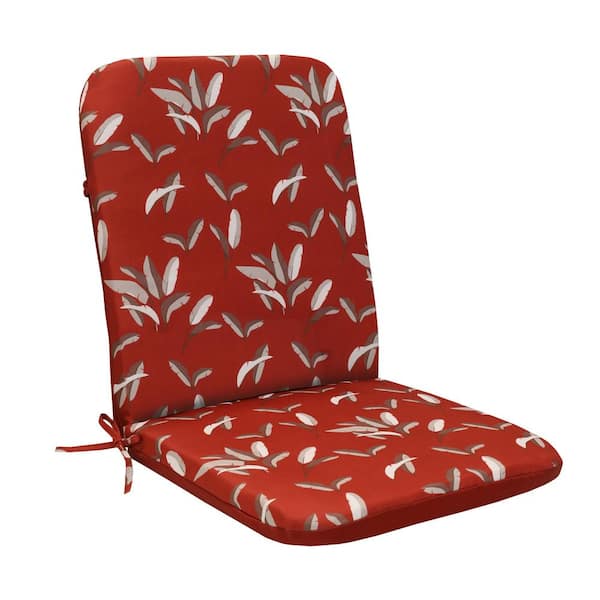 OUTDOOR DECOR BY COMMONWEALTH Ruby Red Outdoor Cushion High Back in Red ...