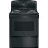 GE 30 in. 4 Burner Element Free-Standing Electric Range in Black ...