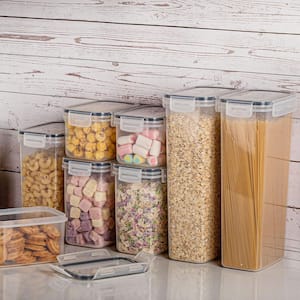 EATEX 24-Pack Glass Food Storage Containers with Lids EX-GC-24PC-BLK ...