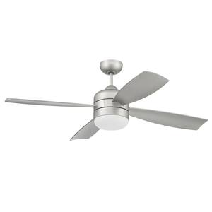 Lucci Air Moonah 52 in. LED Light Silver Ceiling Fan with Remote ...