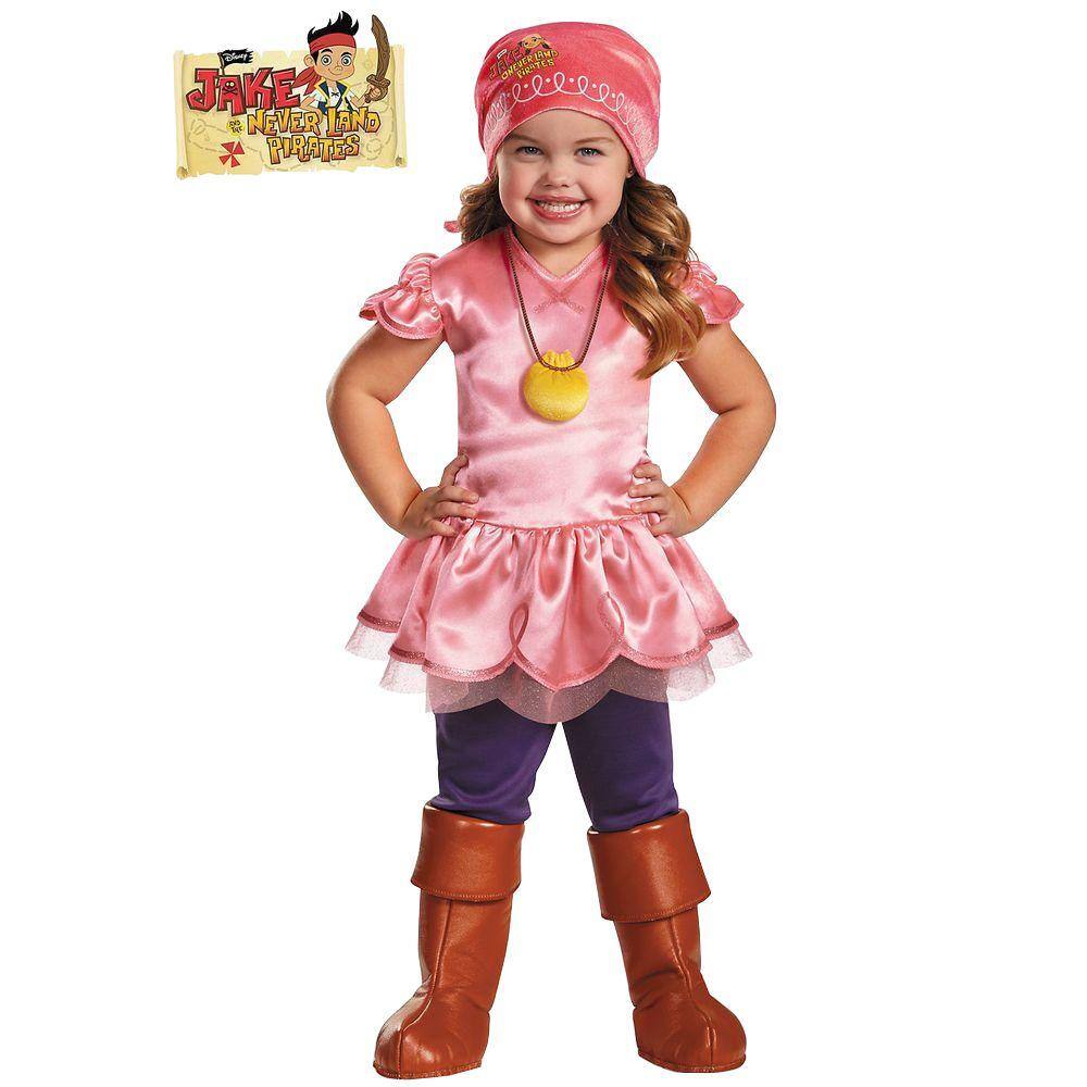 Disguise Large Izzy Deluxe Jake and the Neverland Pirate Costume ...