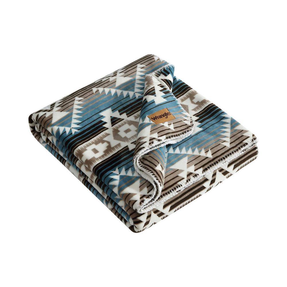 Wrangler Nash Stripe Reversible Chocolate Brown Plain Weave Polyester ...