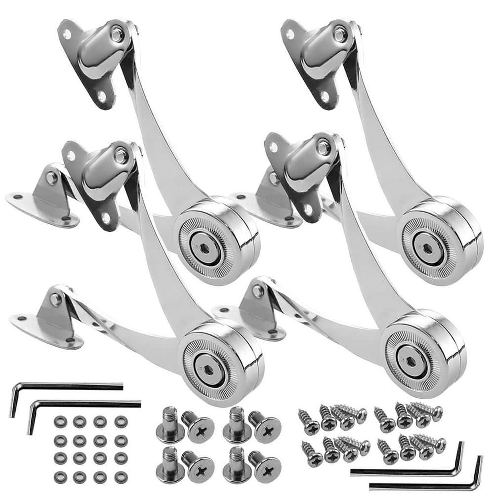 Wudkey 4-Pack Heavy Duty Soft Close Lid Support Hinges, Adjustable ...