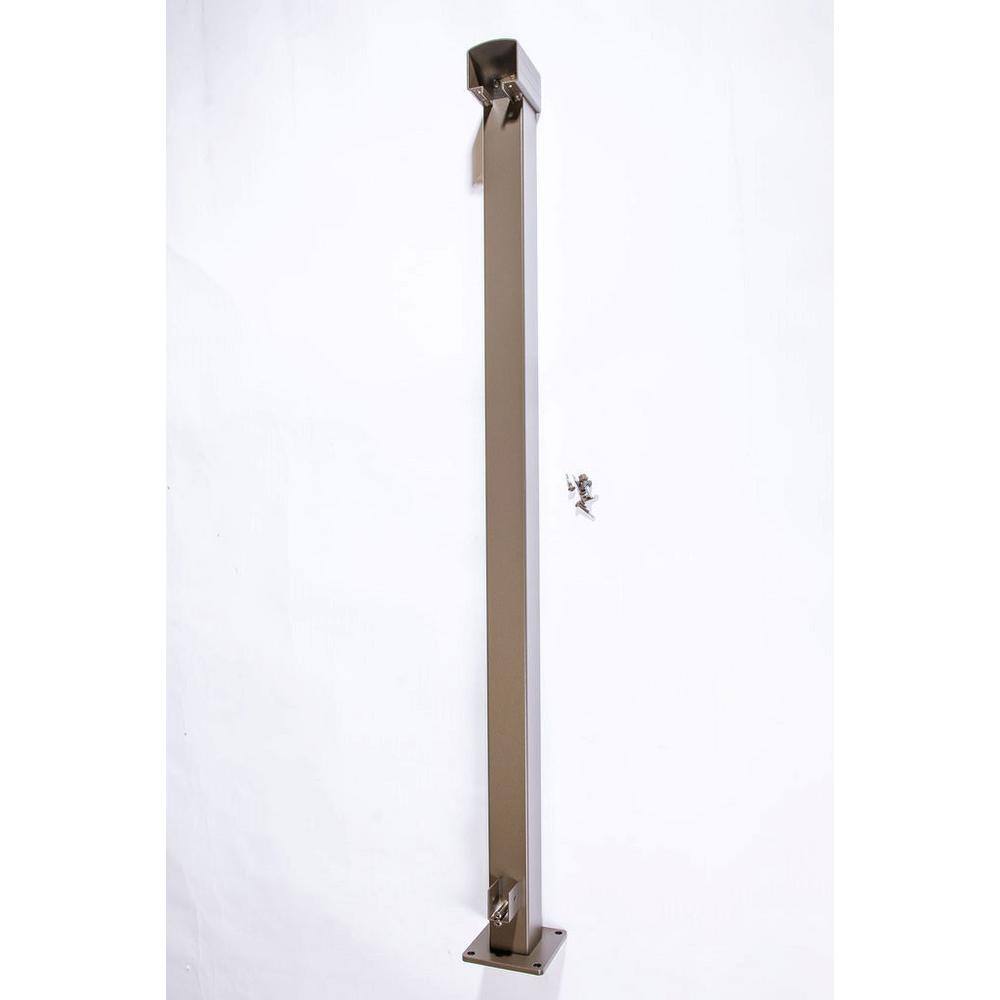 Vista Railing Systems Inc 2 in. x 2 in. x 42 in. Powder Coated Aluminum ...