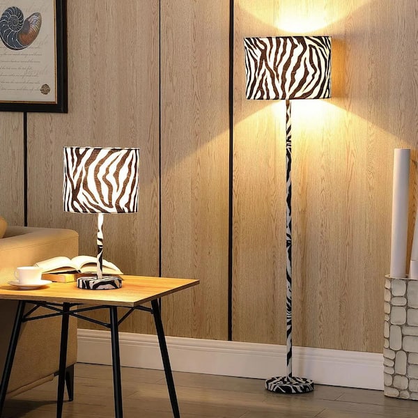 Zebra floor lamp store