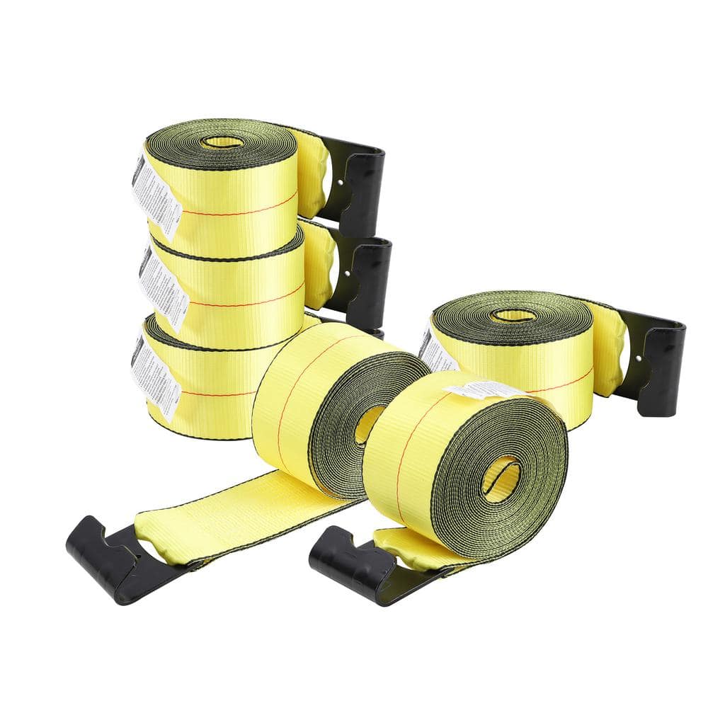 BRIDGELAND 4 in. x 30 ft. 5400 lb. Working Load Limit Capacity Winch ...