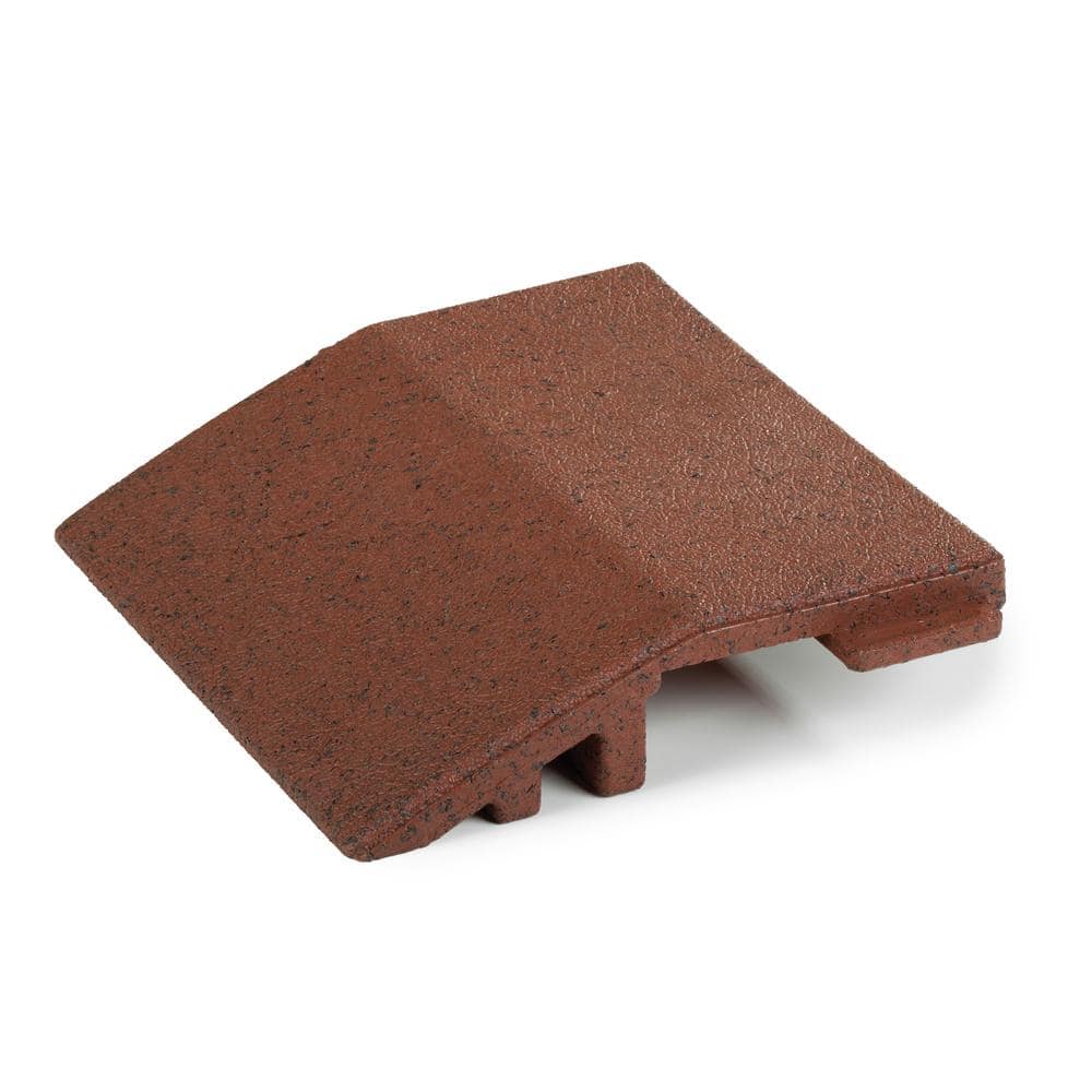ASPIRE Transition Paver with Tabs 7.2 in. x 8 in. x 1.75 in. Redwood ...