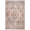 nuLOOM Ethel Medallion Fringe Light Brown 7 ft. x 9 ft. Area Rug ...