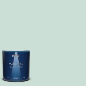 BEHR MARQUEE 1 qt. #M430-2 Ice Rink Semi-Gloss Enamel Interior Paint ...