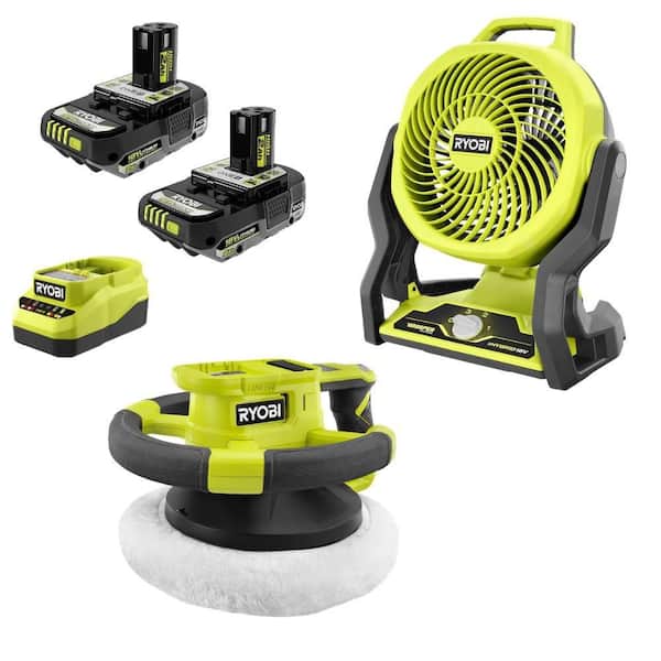 Reviews for RYOBI ONE+ 18V Cordless Hybrid 7.5 in. Fan Kit with (2) 2Ah ...