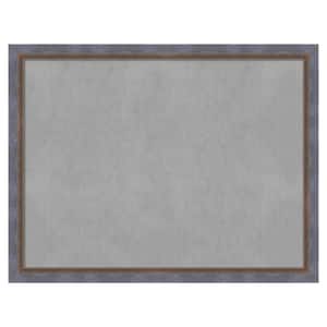 Amanti Art 2-Tone Blue Copper 18 in. x 18 in. Framed Magnetic Board ...