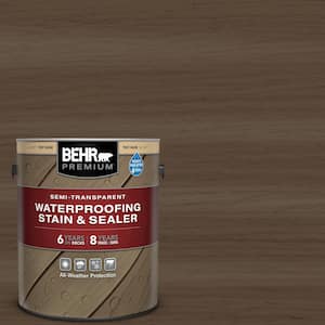 BEHR PREMIUM 1 gal. #SC-141 Tugboat Solid Color Waterproofing Exterior ...