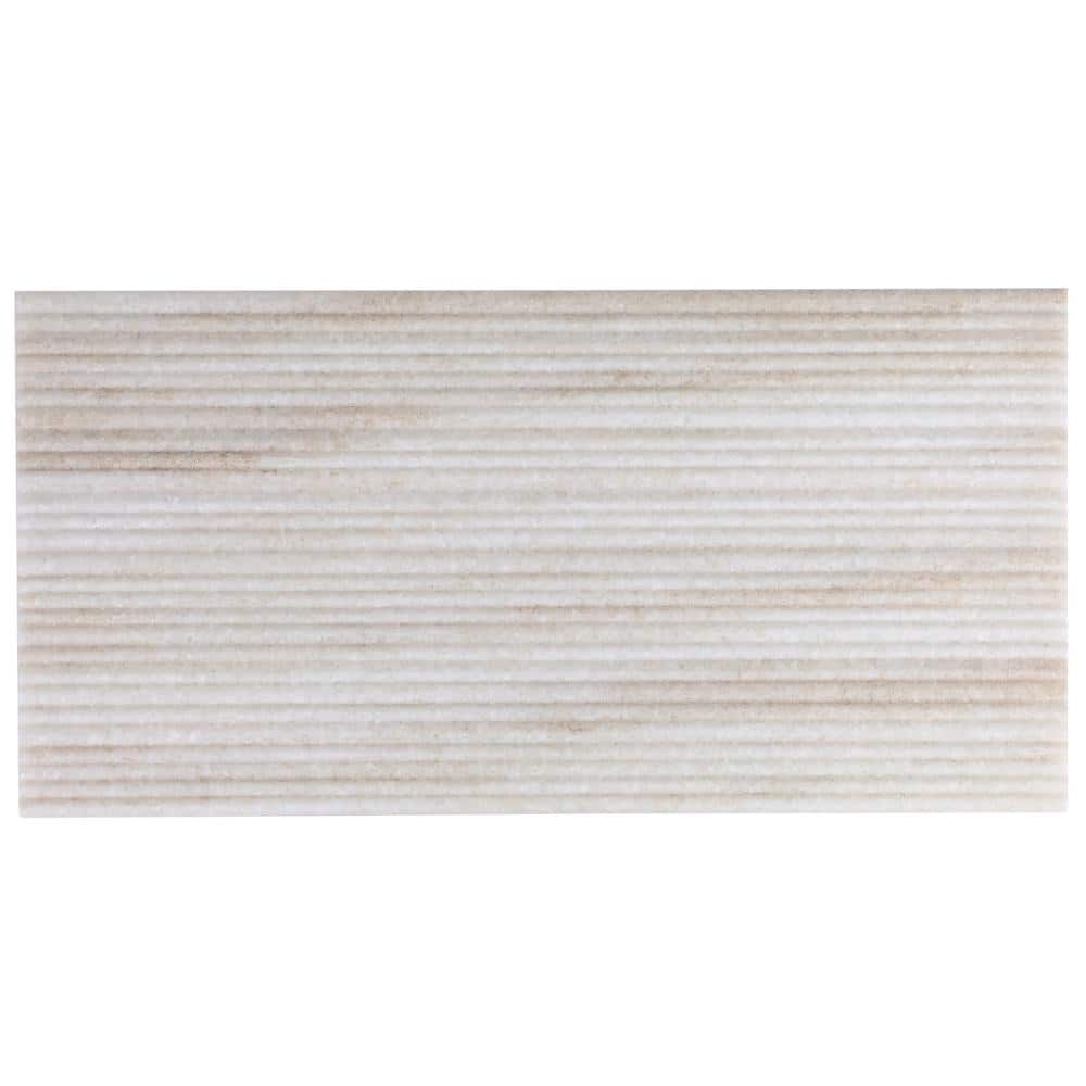Ivy Hill Tile Striada Golden Valley 4 in. x 0.63 in. Honed Fluted ...