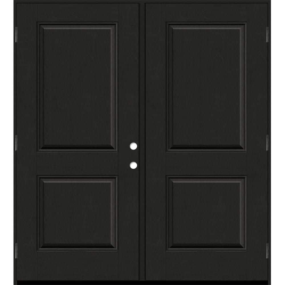 Steves & Sons Regency 72 in. x 80 in. 2P Squaretop LHOS Onyx Stain ...