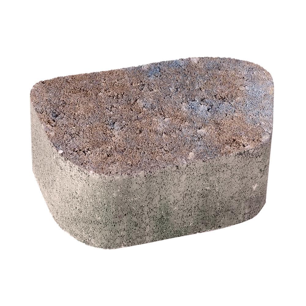 Pavestone Luna 6.02 in. L x 4.33 in. W x 2.36 in. H Catalina Blend ...