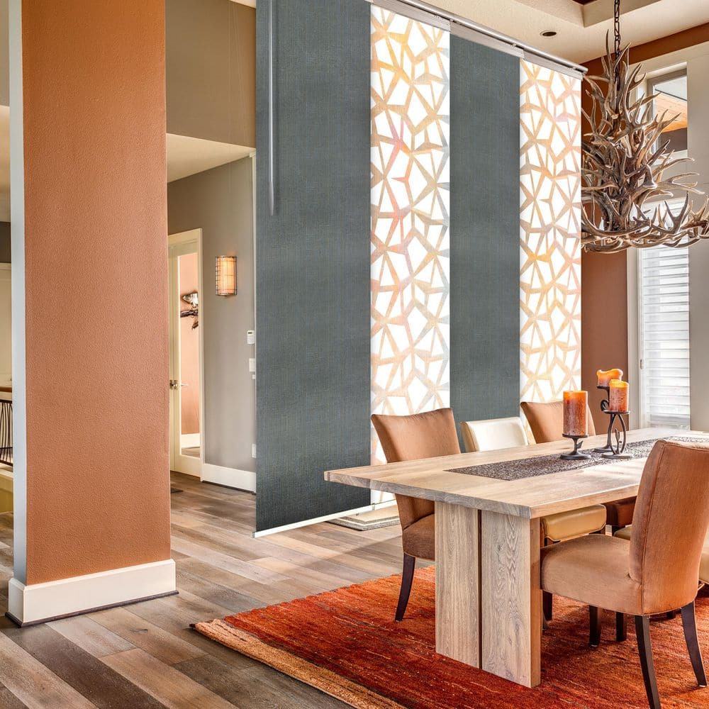 EMOH Extendable 48 in. to 88 in. W x 94 in. H, Panel Width 23.5 in. 4 ...