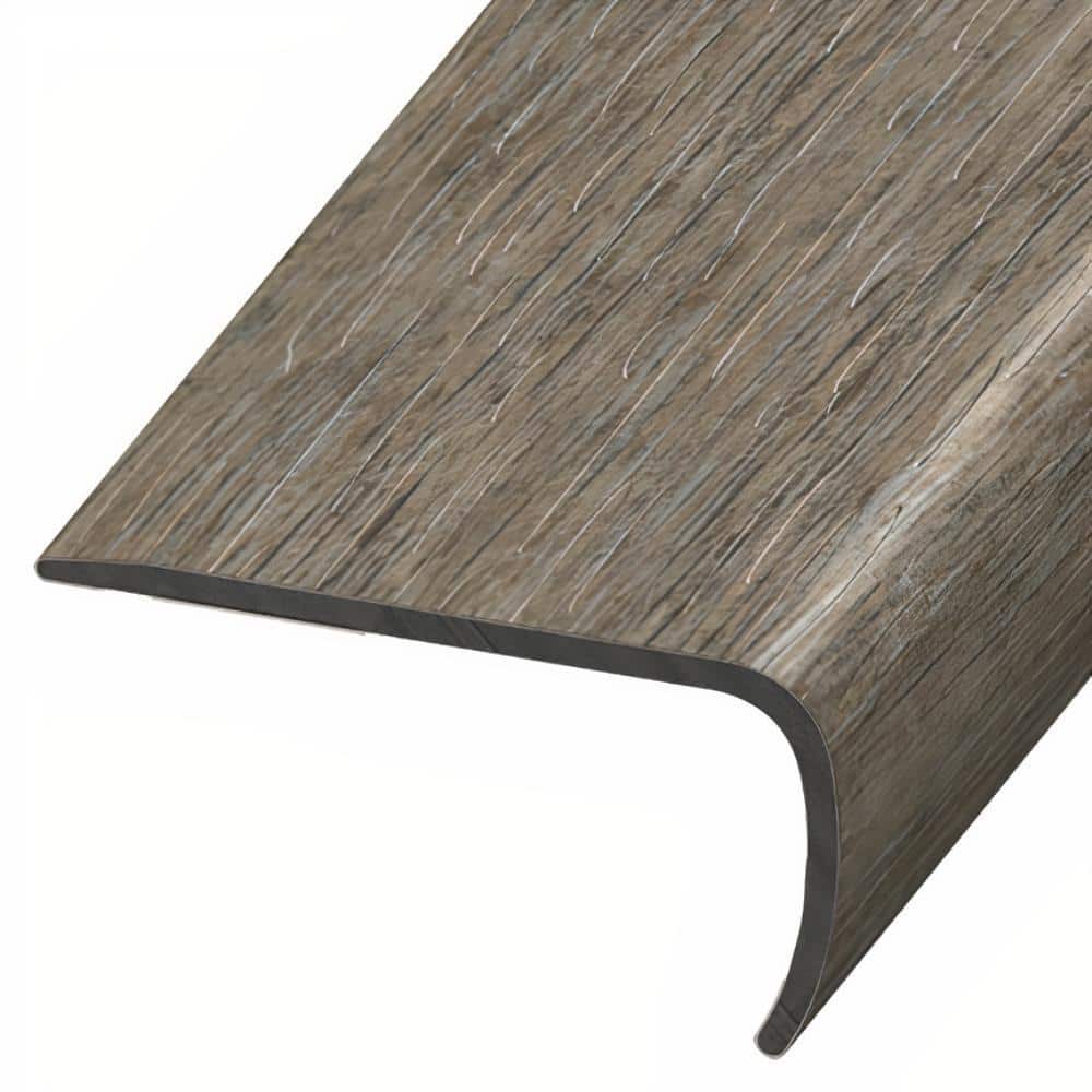 ASPEN FLOORING Wixted 1 in. Thick x 2 in. Width x 94 in. Length Rigid ...