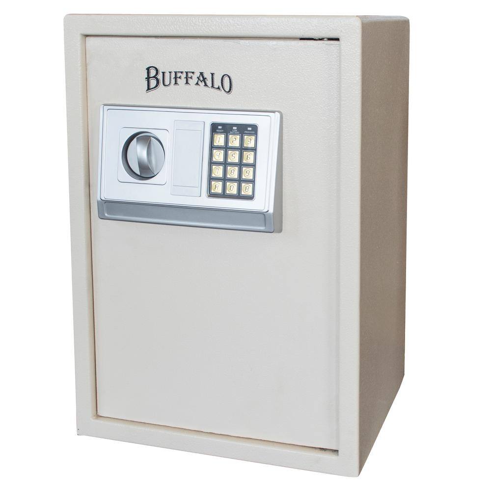 BUFFALO 1.5 cu. ft. Floor Safe with Electronic Lock in Beige 807554 ...