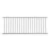 FORTRESS Fe26 34 in. H x 6 ft. W Black Steel Railing Level Panel ...