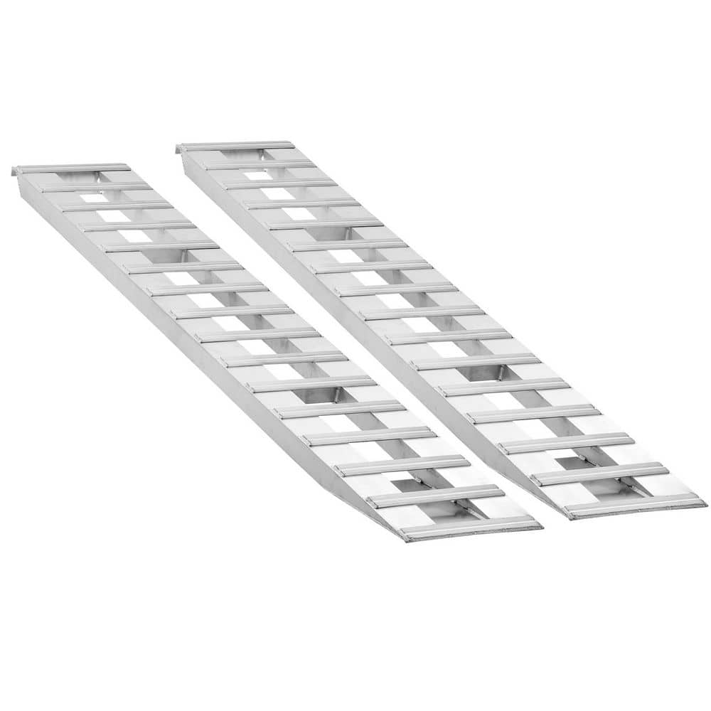 SKYSHALO 94 in. x 15 in. Aluminum Ramps, 6000 lbs. Capacity Loading ...