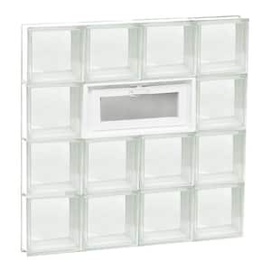 Clearly Secure 31 in. x 31 in. x 3.125 in. Frameless Wave Pattern ...
