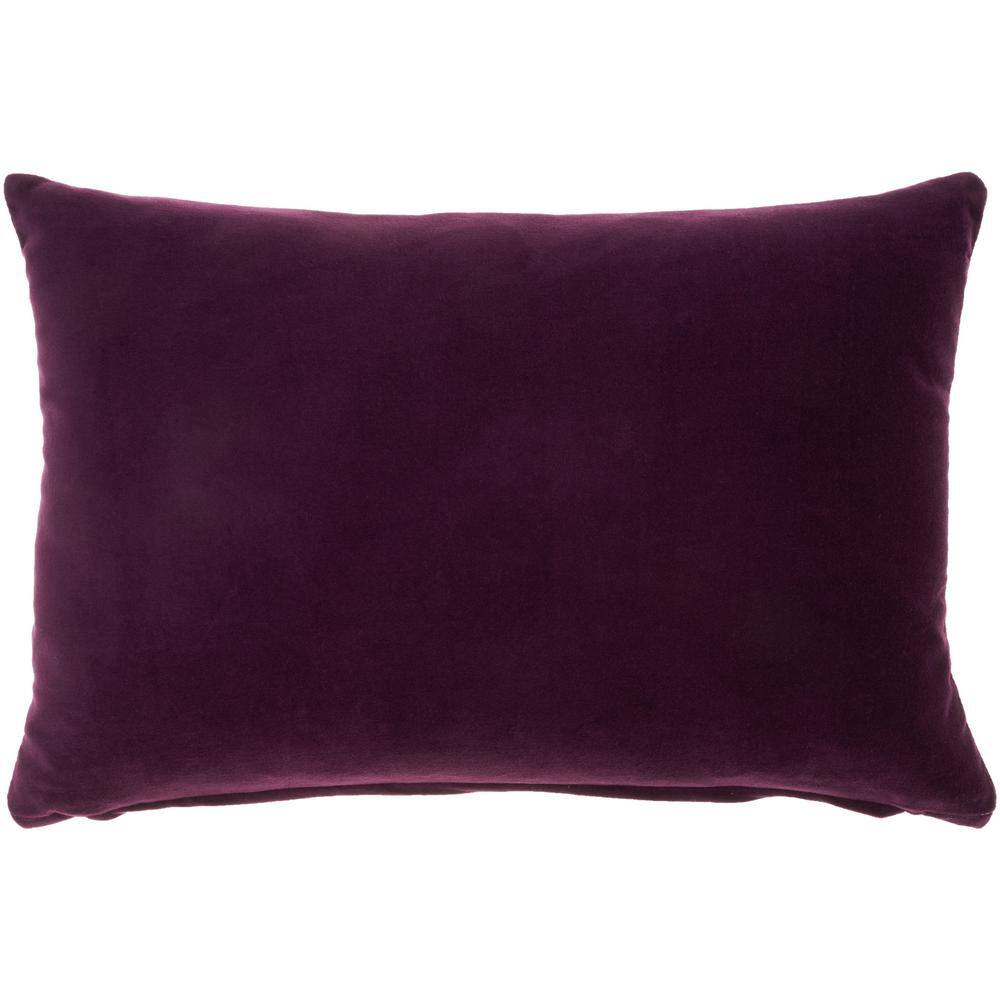 Mina Victory Lifestyles Purple 20 in. x 14 in. Rectangle Throw Pillow ...