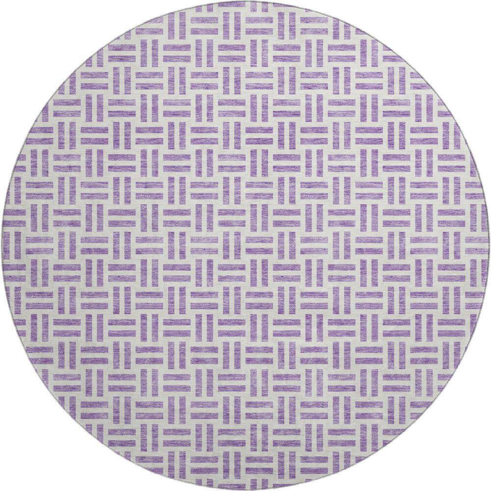 Addison Rugs Mayfield Premium Machine Washable Abstract AMF978 Lavender ...