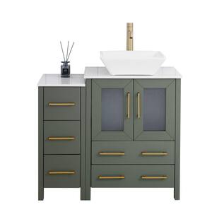 36 Inch Vanities - Green - Bathroom Vanities with Tops - The Home Depot