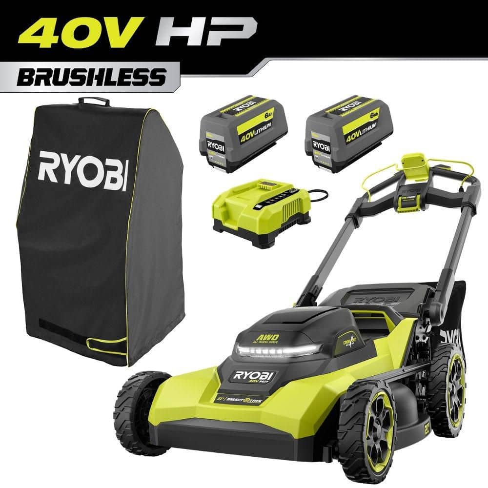 Reviews for RYOBI 40V HP 21" Brushless Cordless Cross Cut Self ...