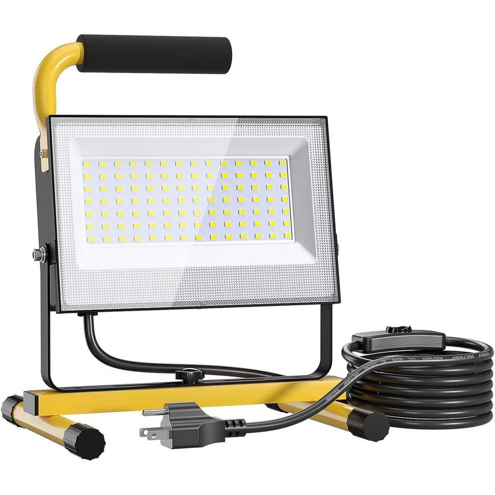 Lukyamzn 100W 14000 Lumens LED Work Lights, 5000K Daylight, IP65 ...