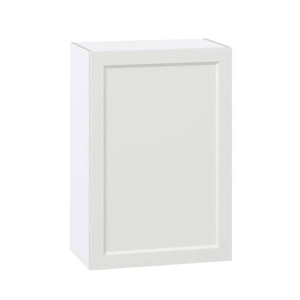 J COLLECTION Alton Painted White Recessed Assembled Wall Kitchen ...