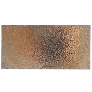 Ivy Hill Tile Deco Lava Hex Bronze Mix 4 in. x 0.39 in. Metallic Lava ...