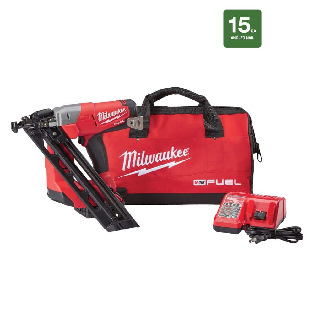 Milwaukee M18 FUEL 18-Volt Lithium-Ion Brushless Cordless 15-Gauge ...
