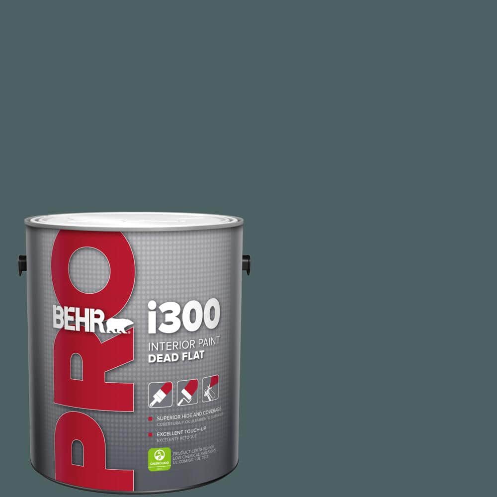 BEHR PRO 1 gal. #PPU12-20 Underwater color Dead Flat Interior Paint ...