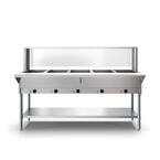 Koolmore 21 Qt. Stainless Steel Buffet Server with 5 Serving Sections ...