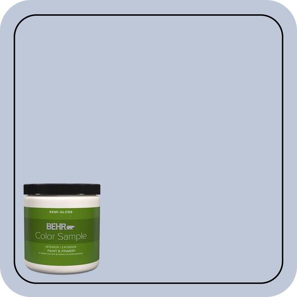 BEHR PREMIUM PLUS 8 oz. #MQ3-62 Dancing Mist Semi-Gloss Interior ...