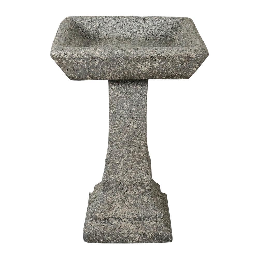 Watnature 22. 8 in. H Freestanding Outdoor Birdbaths with Pedestal for ...