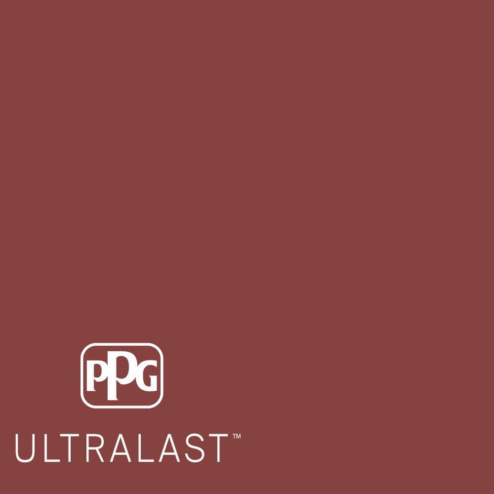 PPG UltraLast 1 qt. PPG1056-7 Brick Dust Eggshell Interior Paint and ...