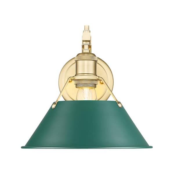 Golden Lighting Orwell 1-Light Wall Sconce in Brushed Champagne Bronze ...