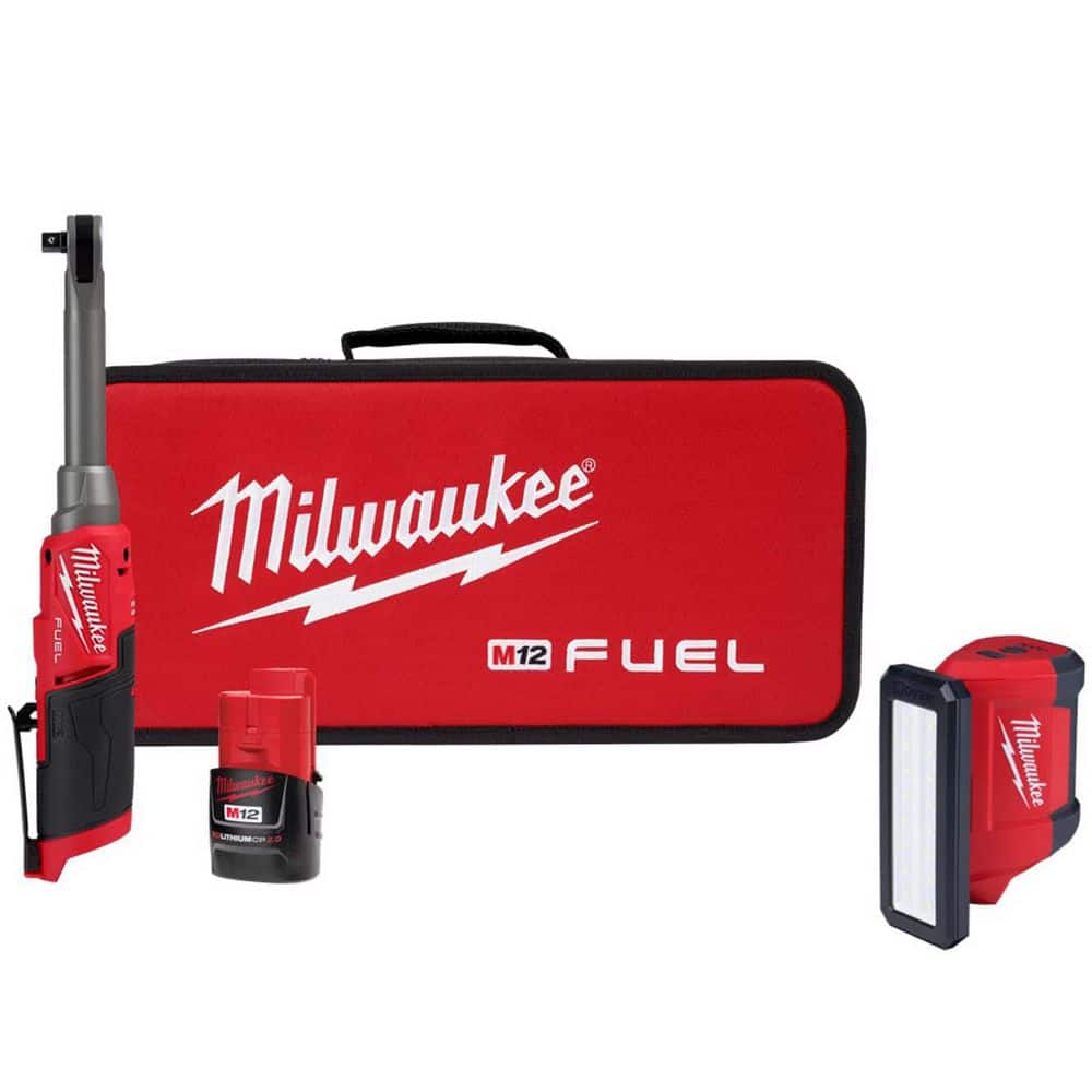 Milwaukee M12 FUEL 12V Lithium-Ion Brushless 3/8 in. Extended Reach ...