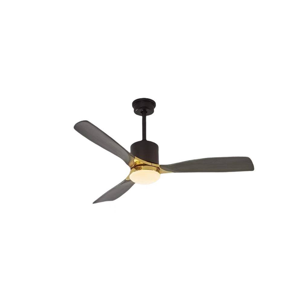 MODERN HABITAT Lexon Collection 52 in. LED Indoor Matte Black Ceiling ...