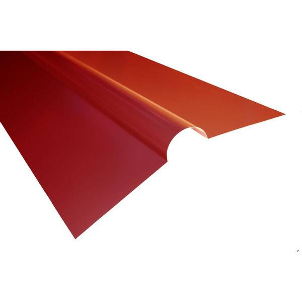 Ridgeroll 10 ft. Terra Cotta Steel Ridge Cap TRIM/RR26/TCO - The Home Depot