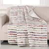 Bella Ruffle Multi Quilted Cotton Throw GL-THROWBE - The Home Depot