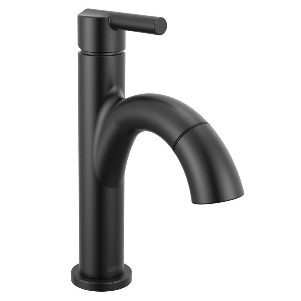Delta Nicoli Pull-Down Spout Single Handle Single Hole Bathroom Faucet ...