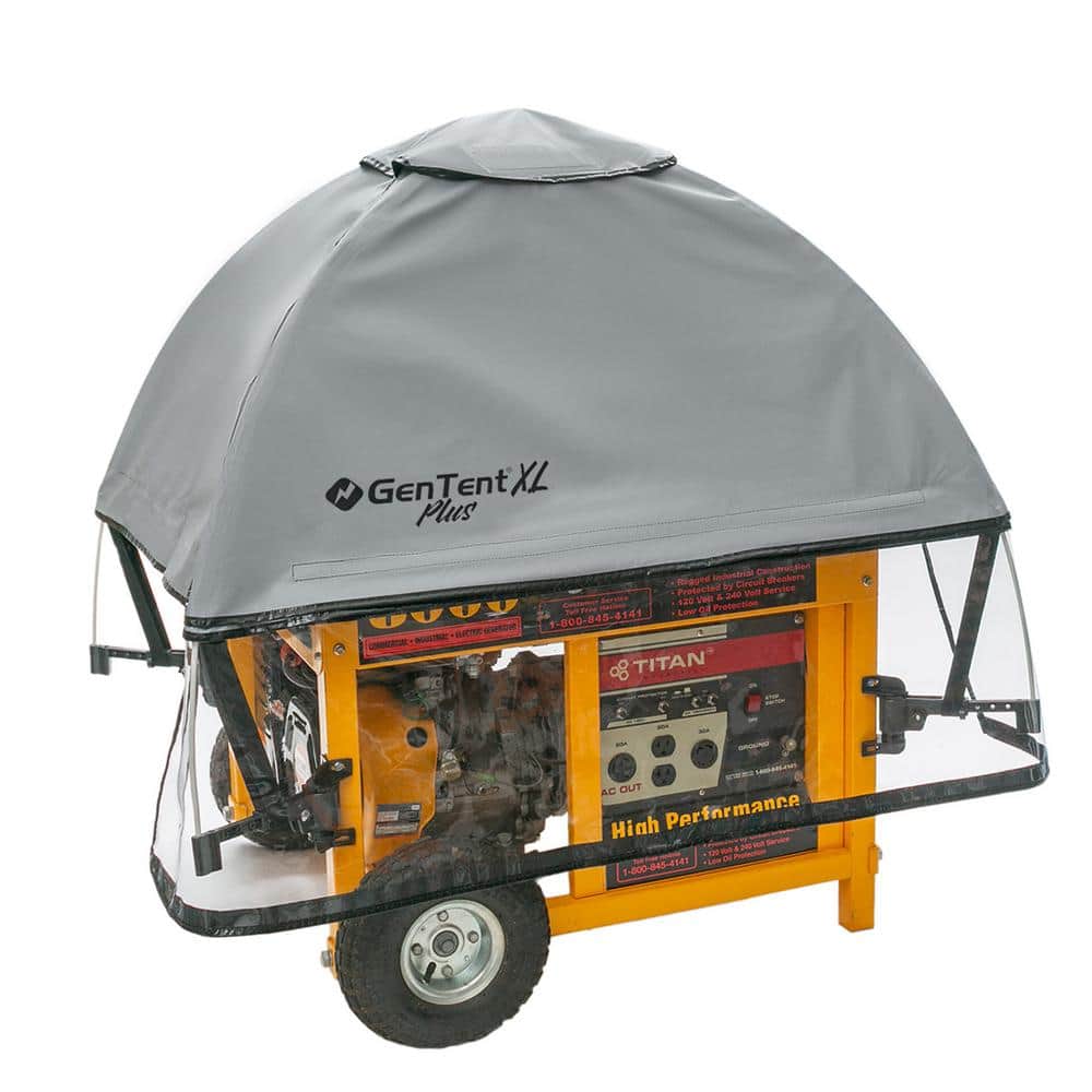 GenTent XL Generator Running Cover - Universal Kit (Plus, Grey) - for ...