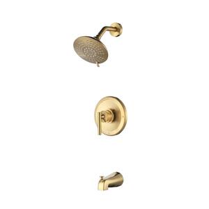 ARCORA 6 in. Shower System with Bathtub Spout-Shower and Thermostatic ...