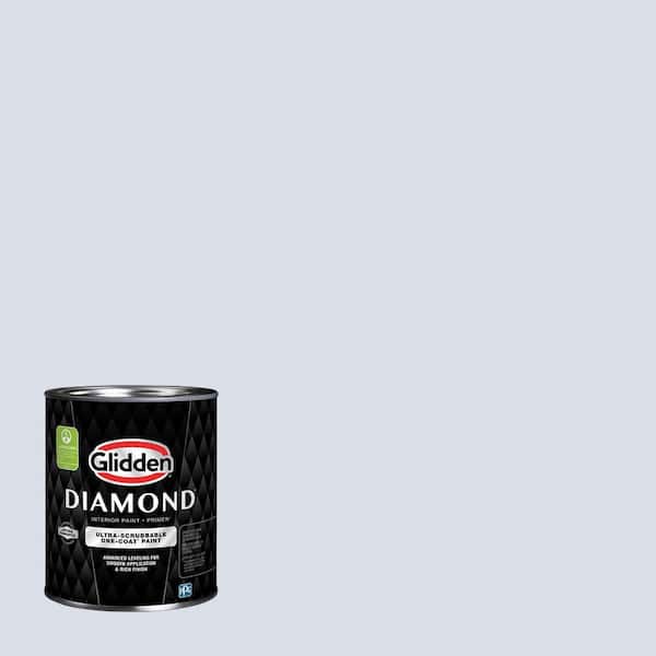 Glidden Diamond 1 qt. PPG1171-3 Irradiant Iris Satin Interior Paint ...