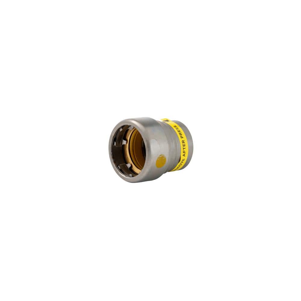 Streamline 1/2 in. Carbon Steel Press Cap Fitting CP07007GH - The Home ...