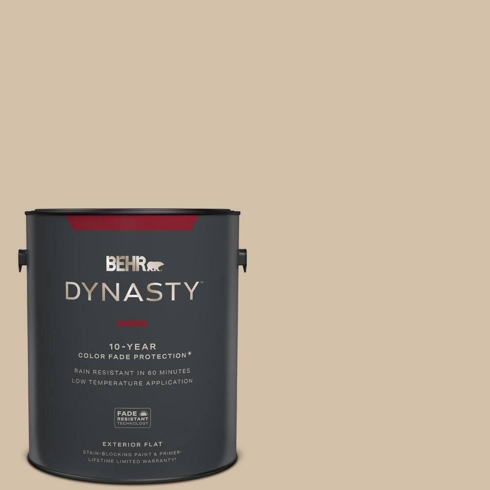 BEHR DYNASTY 1 gal. #PPU7-08 Baja Flat Exterior Stain-Blocking Paint ...