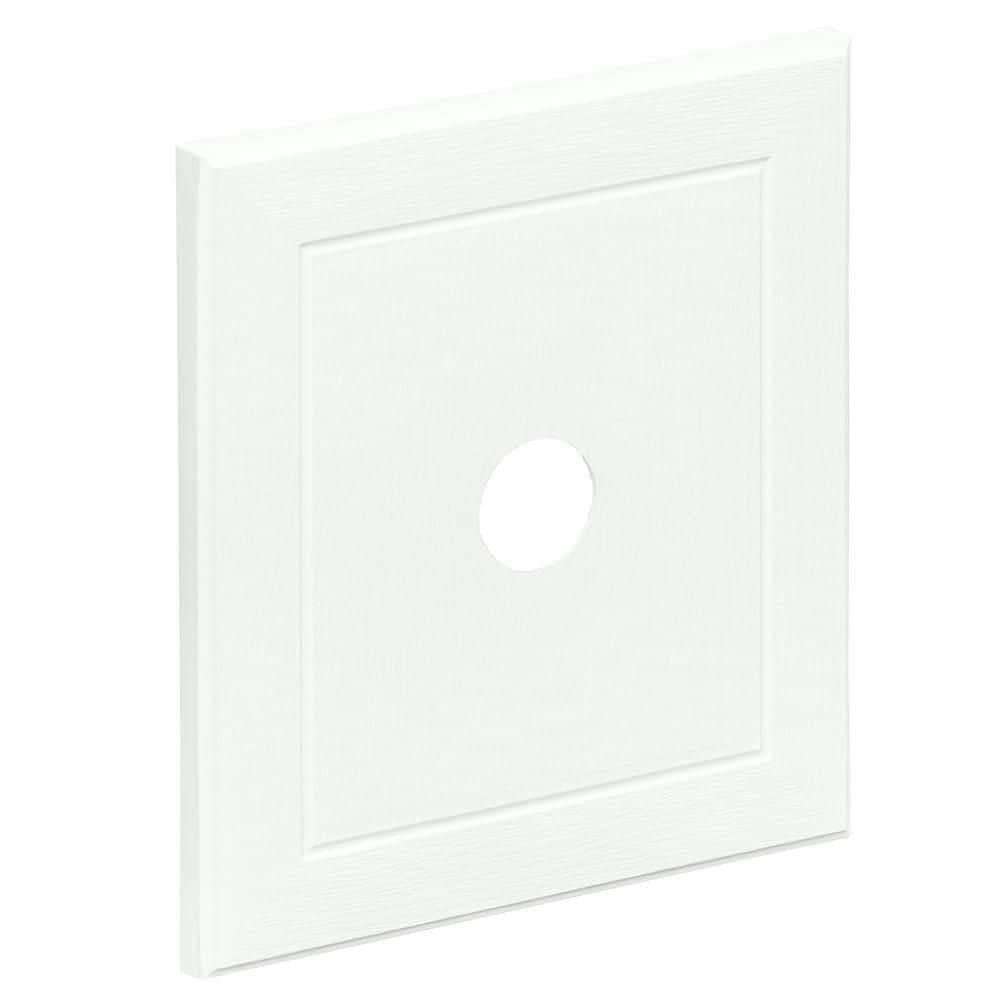 Wolverine 7.6 in. x 8.4 in. White Universal Mounting Block 413612 - The ...